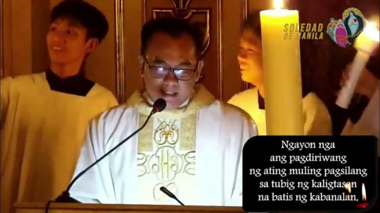 Exultet - Easter Vigil, March 30, 2024, - YouTube