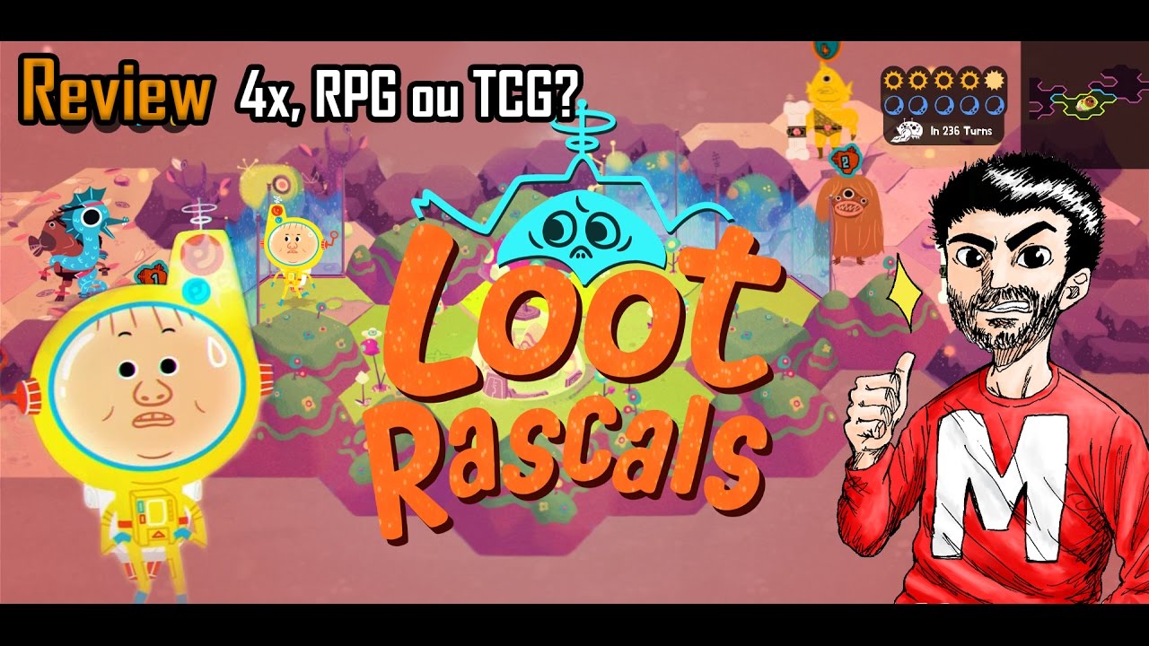 Indie-A-tom: Loot Rascals - 4x, RPG ou TCG? - YouTube