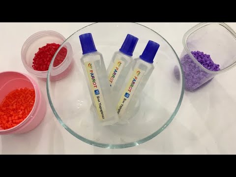 3 FARKLI HAMA SLIME !! - Hama Boncuklarından 3 Farklı Slime Yaptım !! Mor, Turuncu, Kırmızı Slime !!