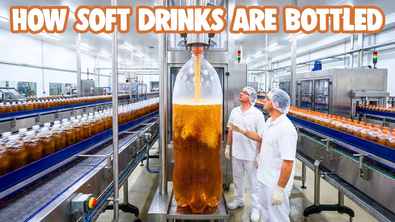 Inside a Modern Soft Drink Bottling Line | From Empty Bottle to Sealed ...