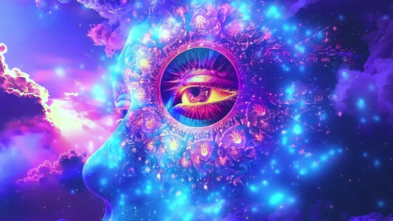 Third Eye Opening Frequency Meditation Sleep Music : SEE BEYOND 👁 ...