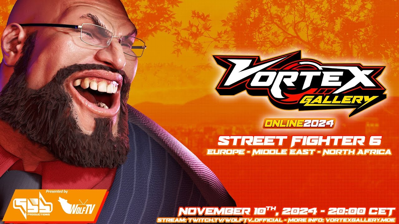 VORTEX GALLERY ONLINE 2024 - Street Fighter 6 (EUMENA) - YouTube