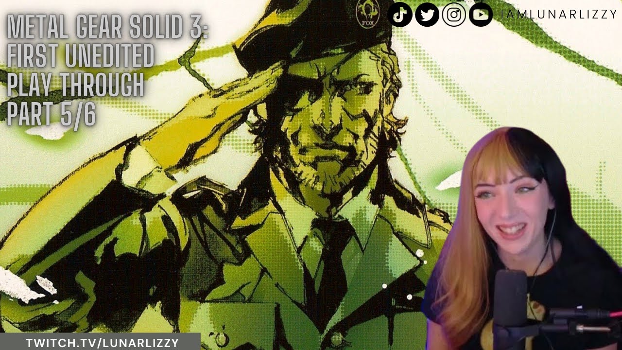 First Metal Gear Solid 3 play-through Part 5/6 [Twitch Vod] [Unedited ...