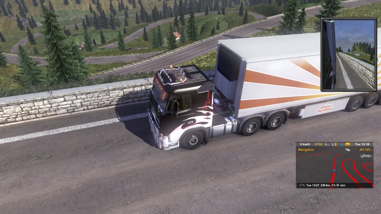 euro truck simulator 2 hill map(ets2) - YouTube