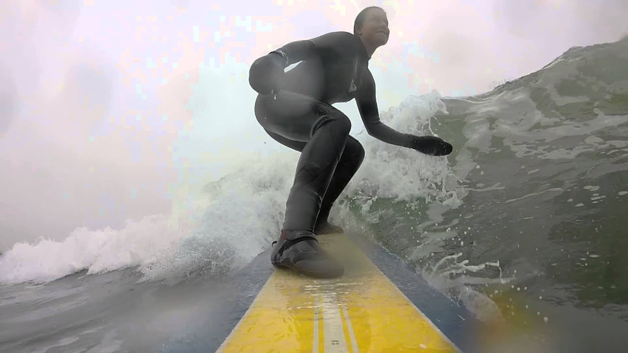 Surfing @ White Point Beach - YouTube