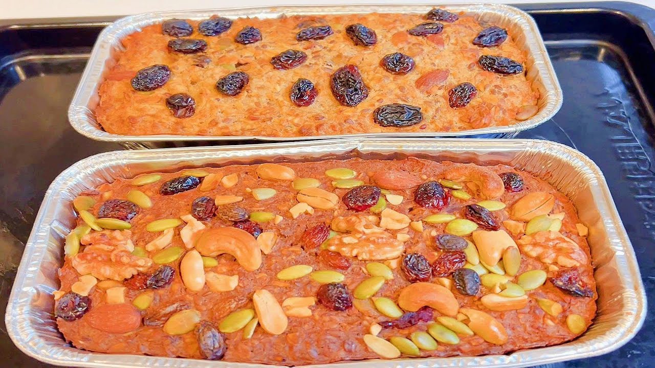 MIXED NUTS CAKE NO ADDED SUGAR || WEIGHT LOSS SNACK || - YouTube