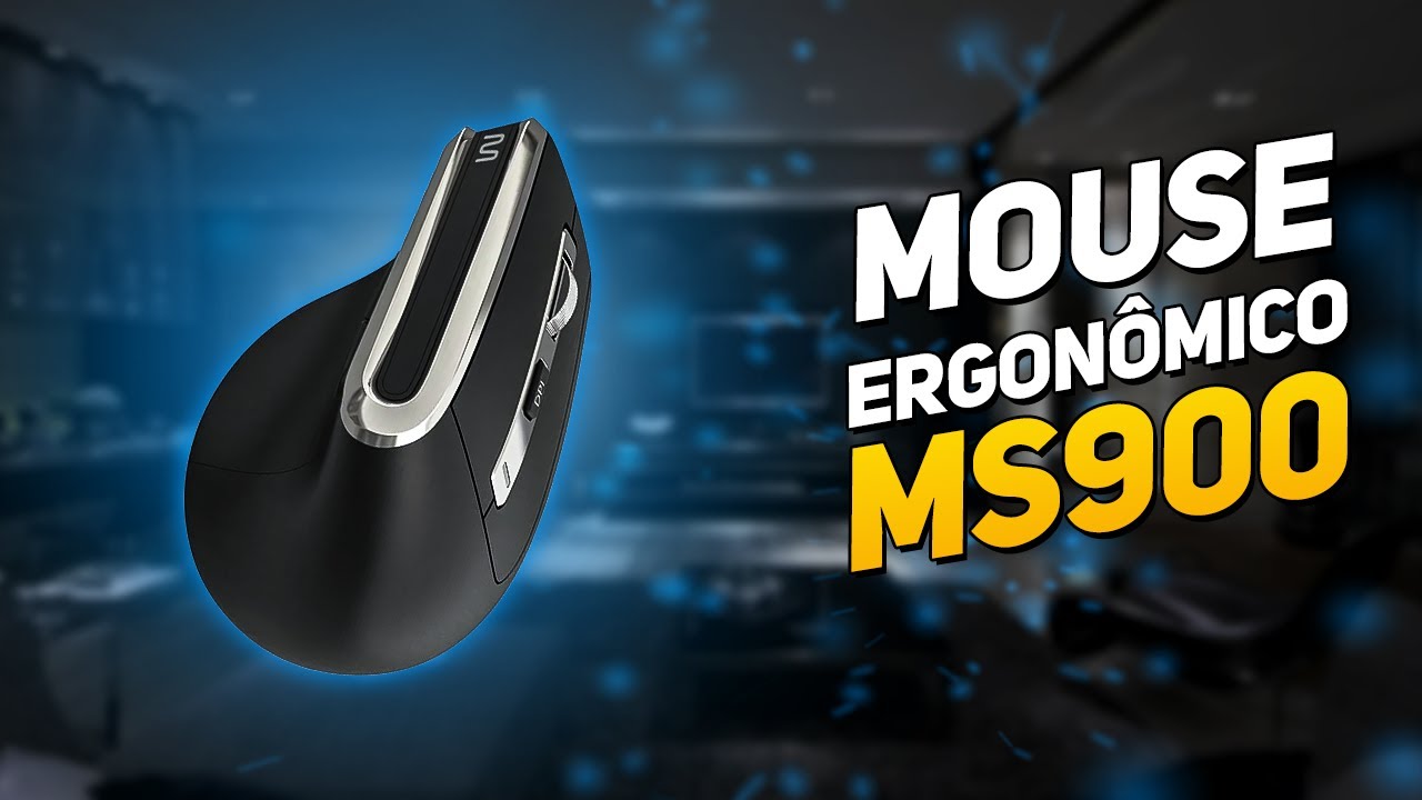 MOUSE ERGONÔMICO MULTI MS900 - YouTube