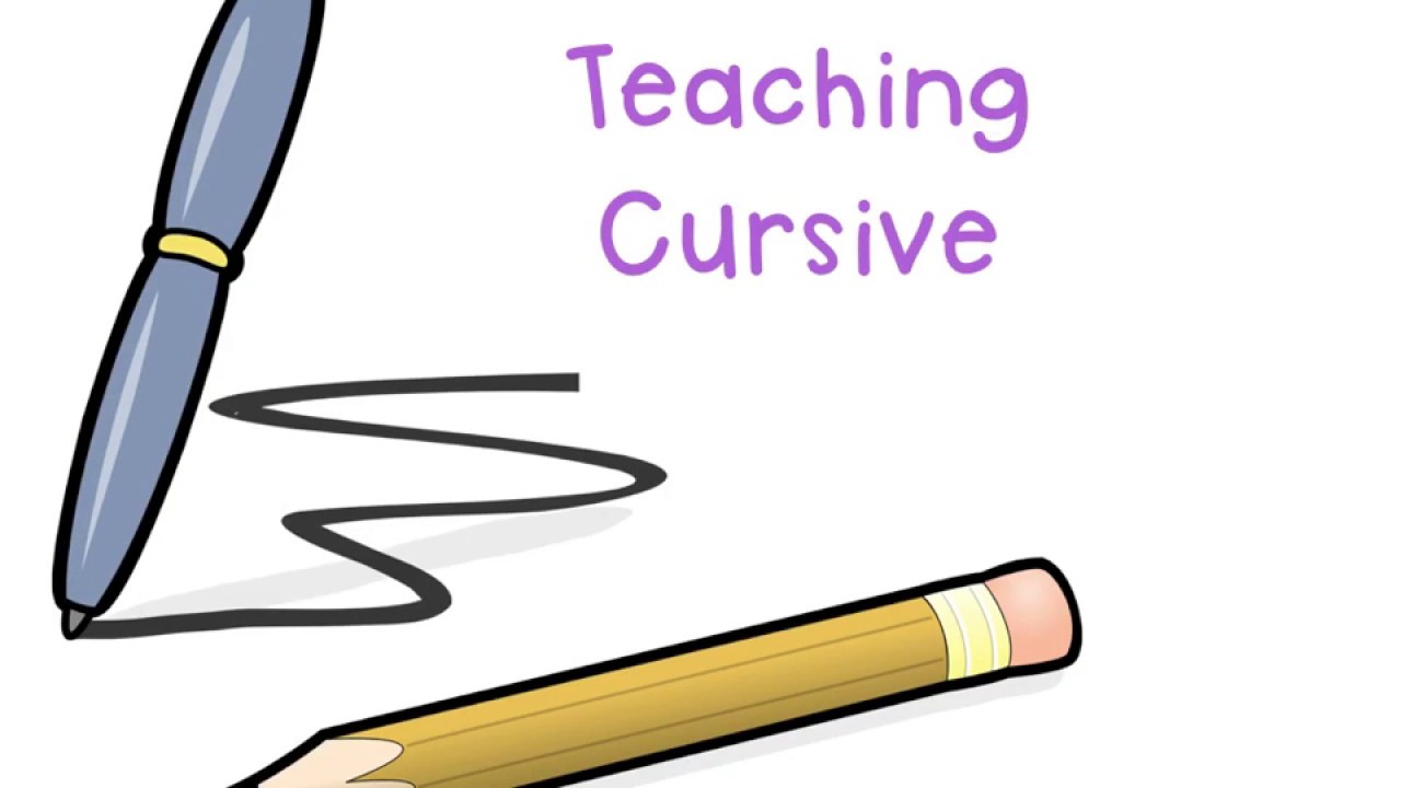 Cursive Handwriting Clipart