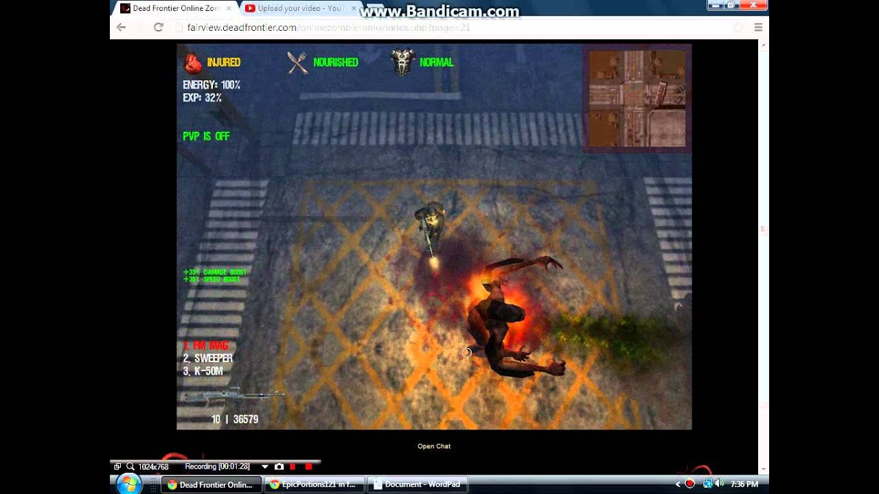 Dead Frontier, Burning Mother Boss Fight - YouTube