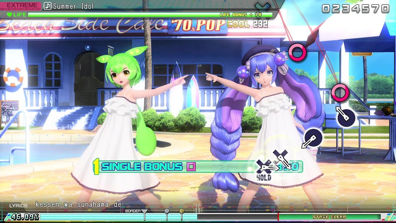 [Project Diva Megamix+] Summer Idol ALL COOL - YouTube