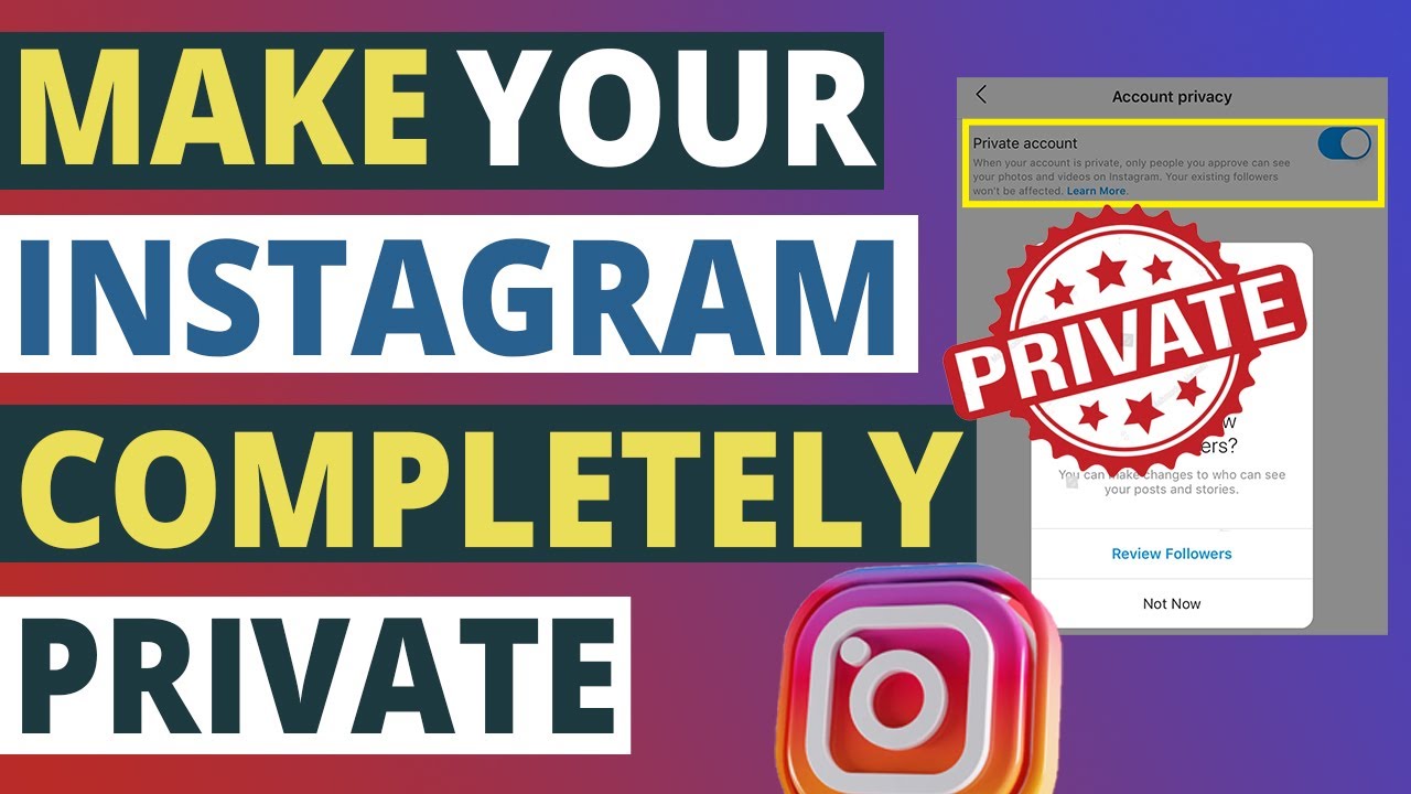 How To Make Your Instagram Account Private 2021 YouTube how-to-make-your-instagram-account-private-2021-youtube