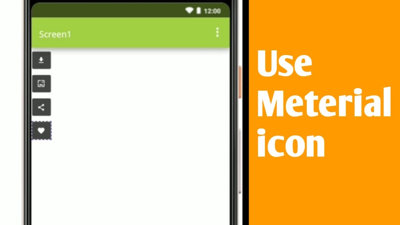 how to use meterial icon kodular, thamcebal - YouTube