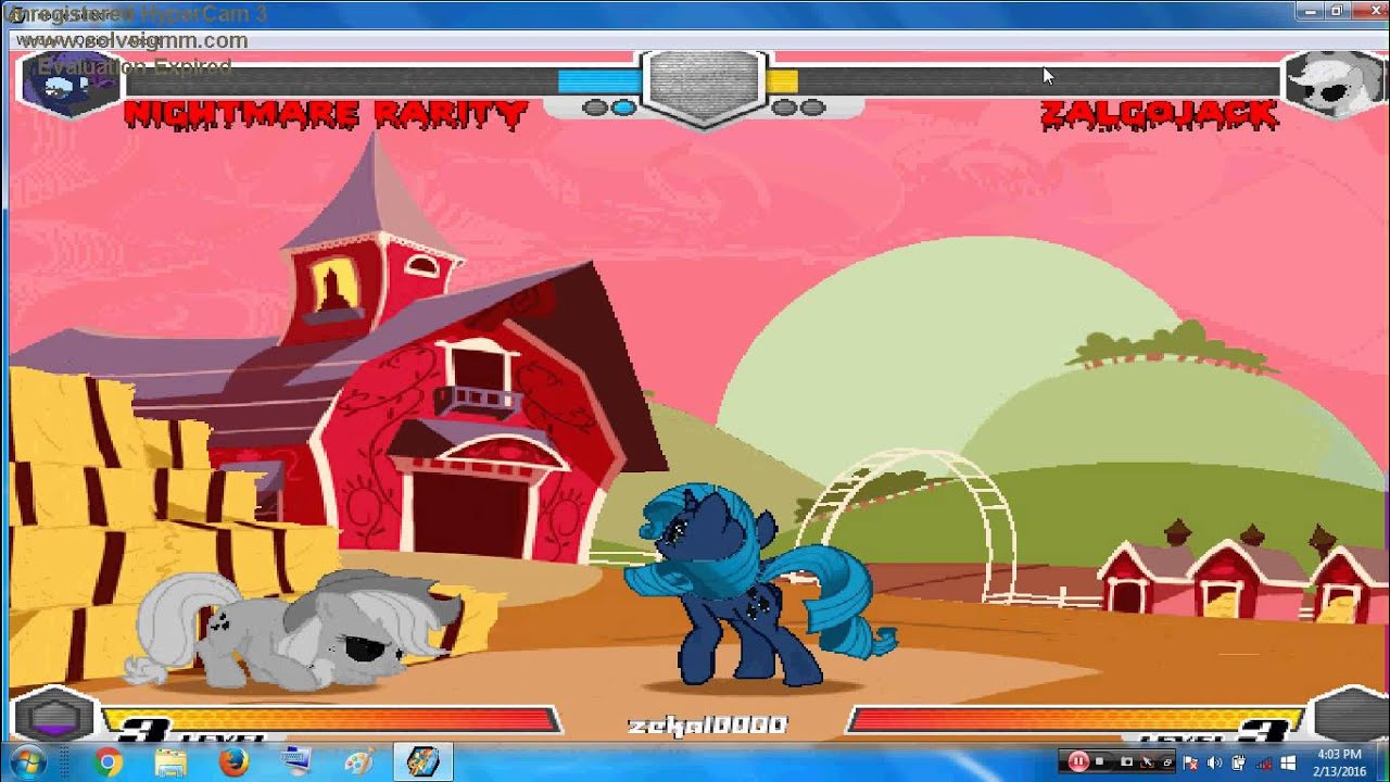 MLP fighting is magic creepy dimension play - YouTube