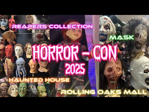 HORROR - CON AT ROLLING OAKS MALL 2025 | Vx Yazmin - YouTube