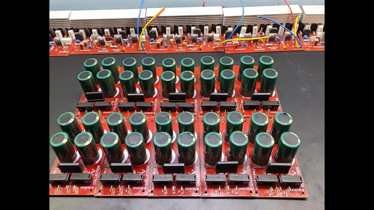4 CAPACITOR FUSE PROTECTION HIFI SUPLLY / AC TO DC CONVERTER / MV ...