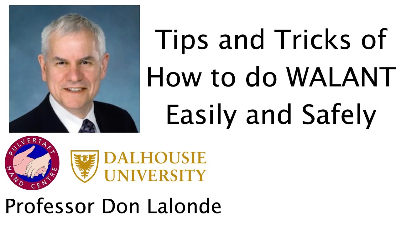 Tips and Tricks of How to do WALANT Easily and Safely - YouTube
