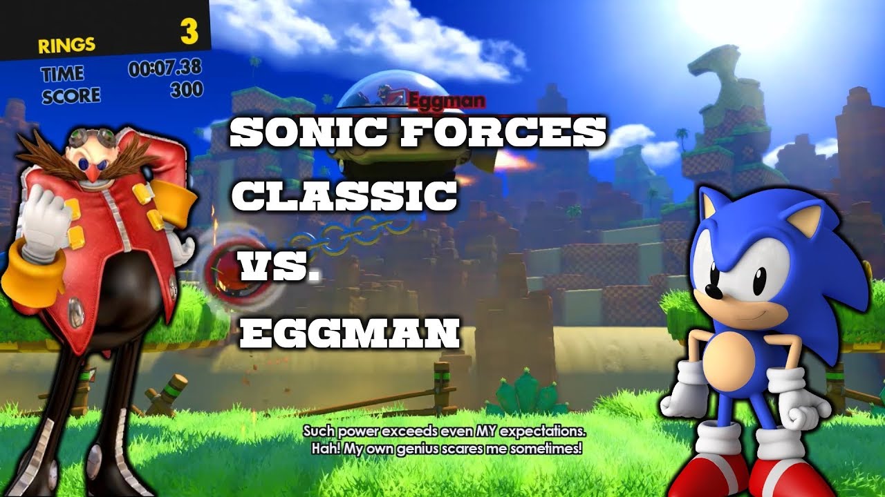 |Sonic Forces| Classic Sonic Vs. Eggman (PC) [S Rank] - YouTube