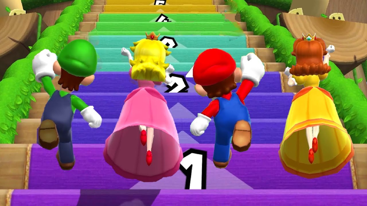 Mario Party 9 Minigames - Step it Up (Master Difficulty) - YouTube