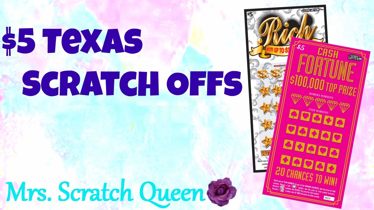 $5 Rich & $5 Cash Fortune ~ Texas Lottery Scratch Offs! - YouTube