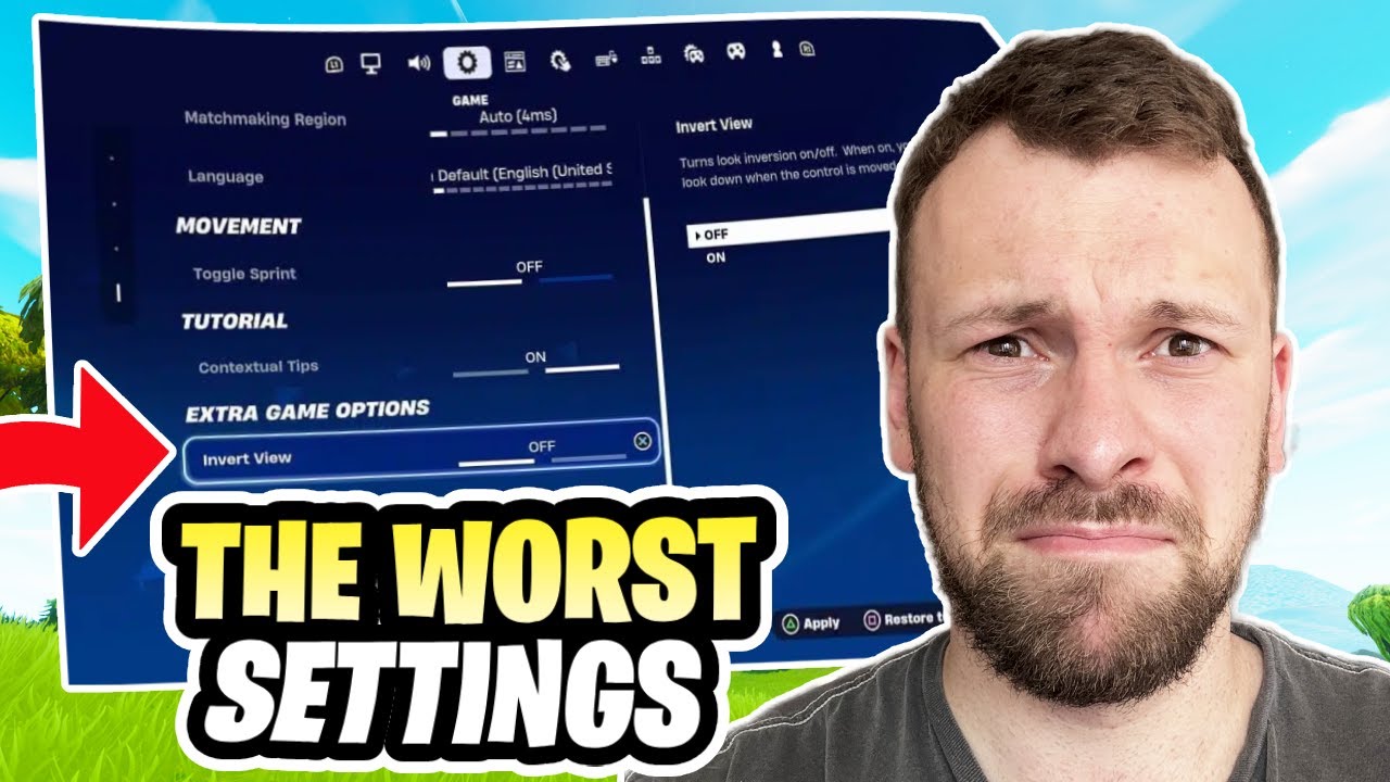 Fortnite with the WORST SETTINGS?! - YouTube