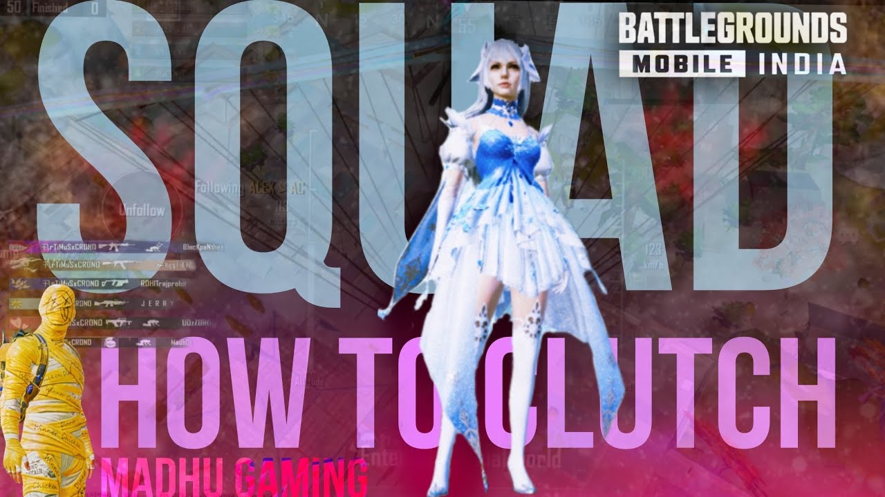 How to Clutch a Squad in BGMI | Pro Gameplay Tips | Madhu Gaming - YouTube