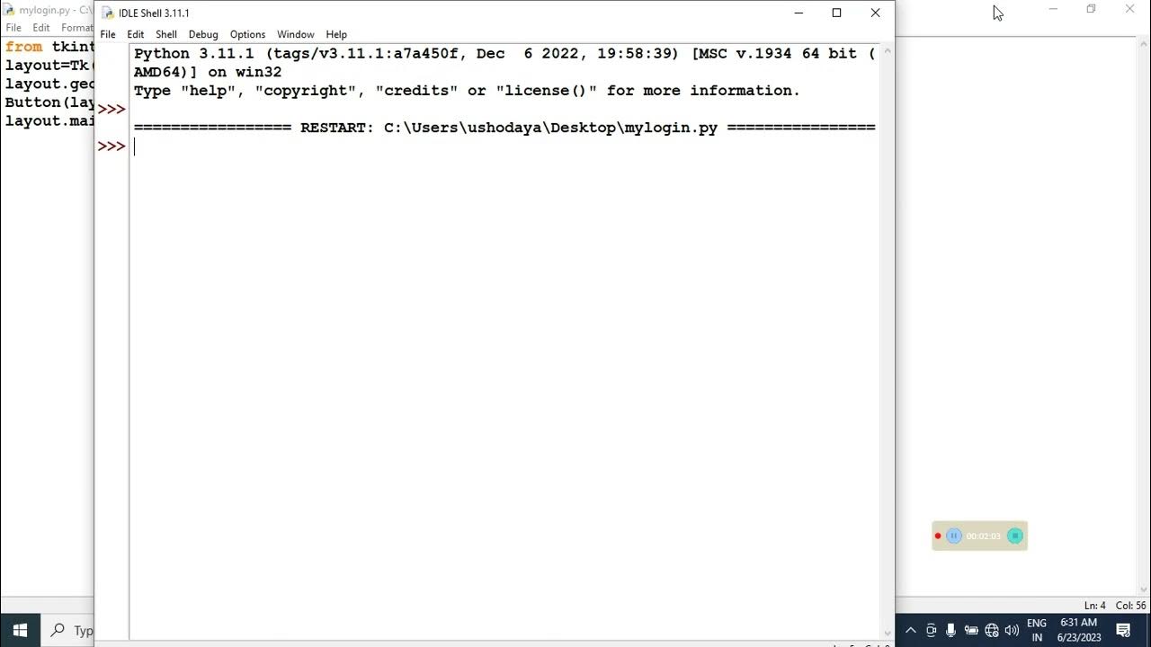 python Open new window using TopLevel - YouTube