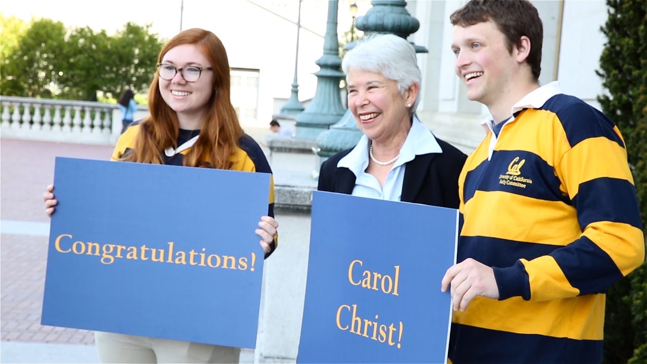 Berkeley welcomes new chancellor, Carol Christ - YouTube