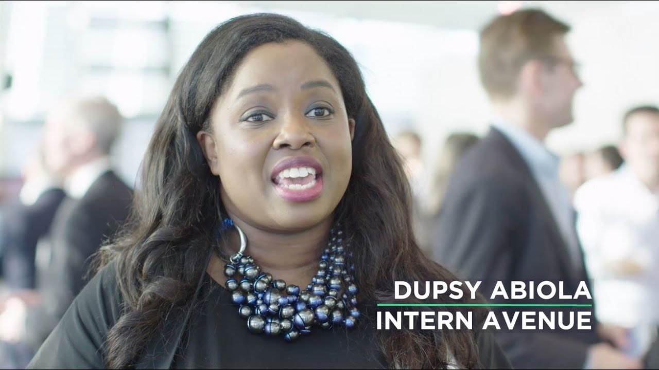 Dupsy Abiola, Intern Avenue on the Mayor's International Business Programme - YouTube