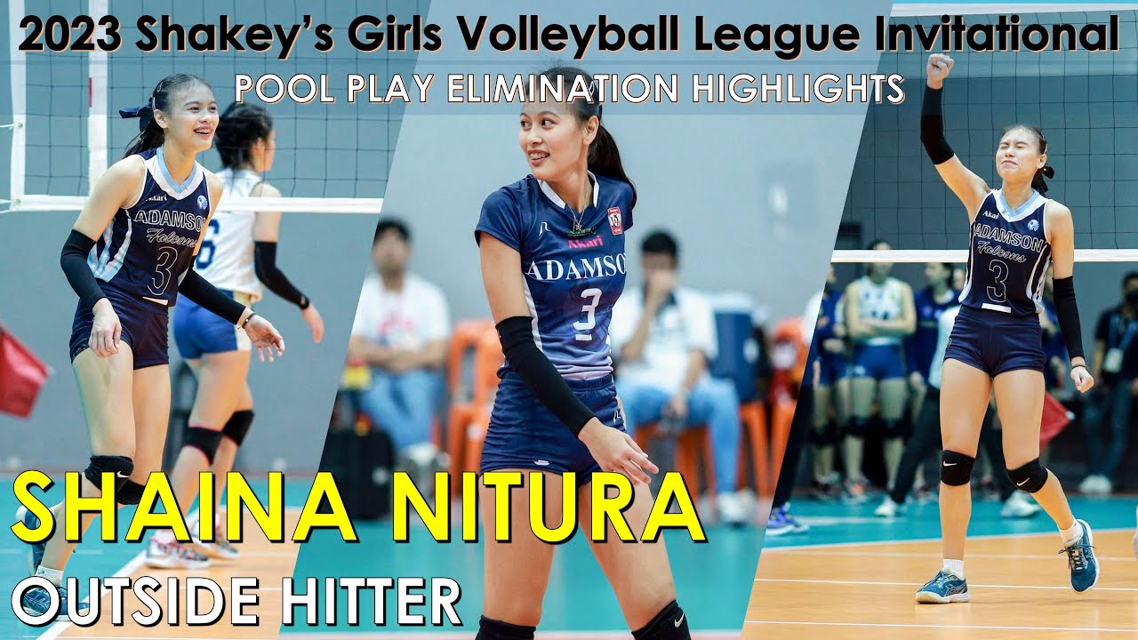 SHAINA NITURA | Pool Play Elimination Highlights | Shakey’s Girls ...