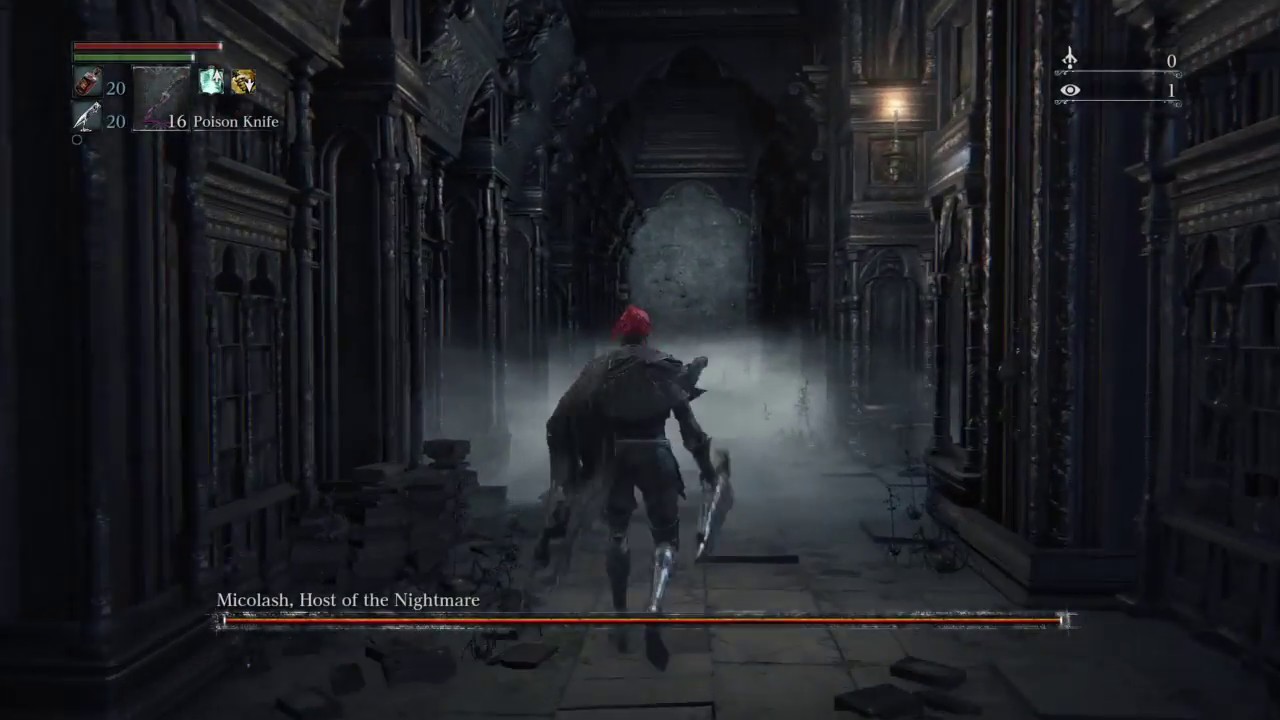Bloodborne - BL4 solo run - NG+ - Micolash, Host of the Nightmare - YouTube