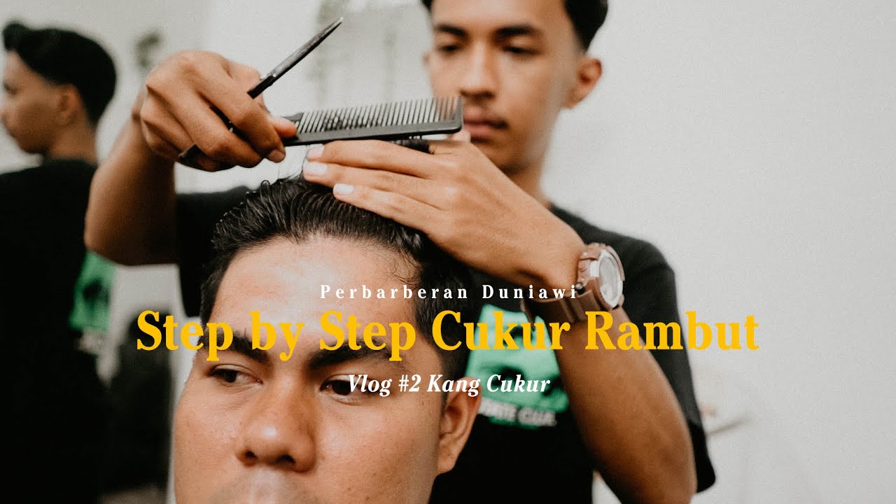 CARA POTONG RAMBUT BAGI PEMULA - YouTube
