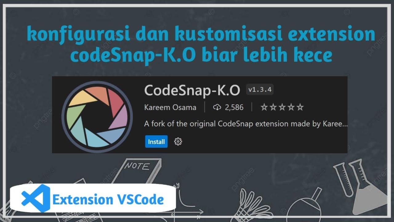 Extension CodeSnap-K.O || Tutorial & Configurasi - YouTube