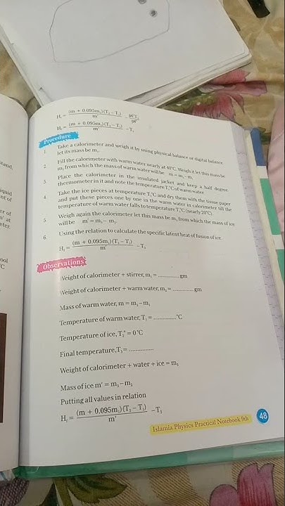 physics practical no 21 class 9 islamia book agency kpk board - YouTube