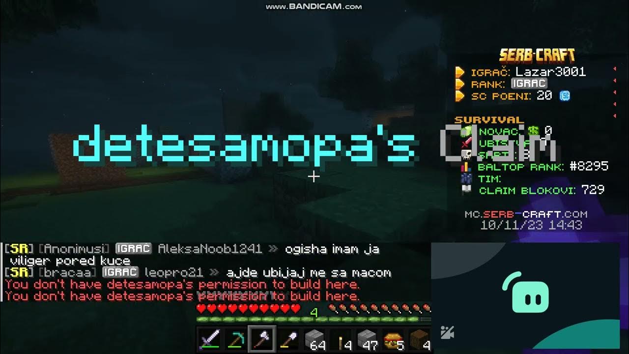 IGRAMO MINECRAFT ALI MI DRUG GOVORI STA DA RADIM!!!! - YouTube