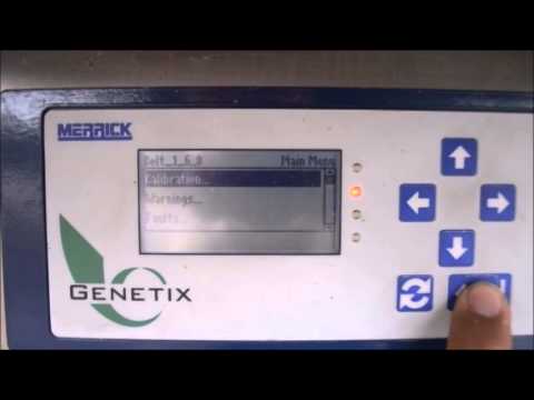 Calibracion Weightometro Merrick Genetix - YouTube