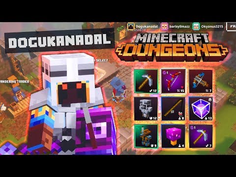 Yeni Minecraft (2) Oyunu Çıktı! I Minecraft Dungeons Bölüm 1 (12 Level Oynanış)