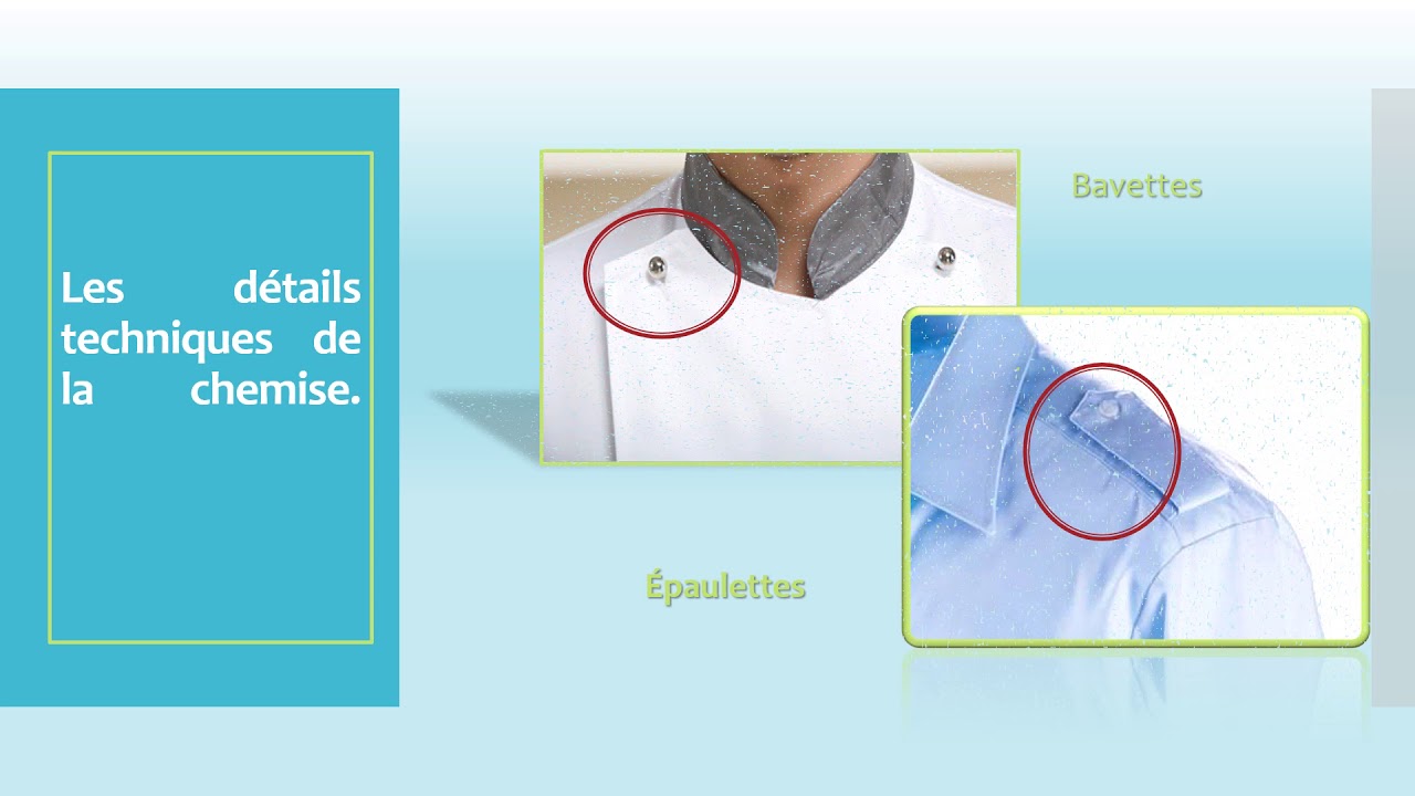 Apprentissage d'une pose de bouton sur une chemise (détails de la ...