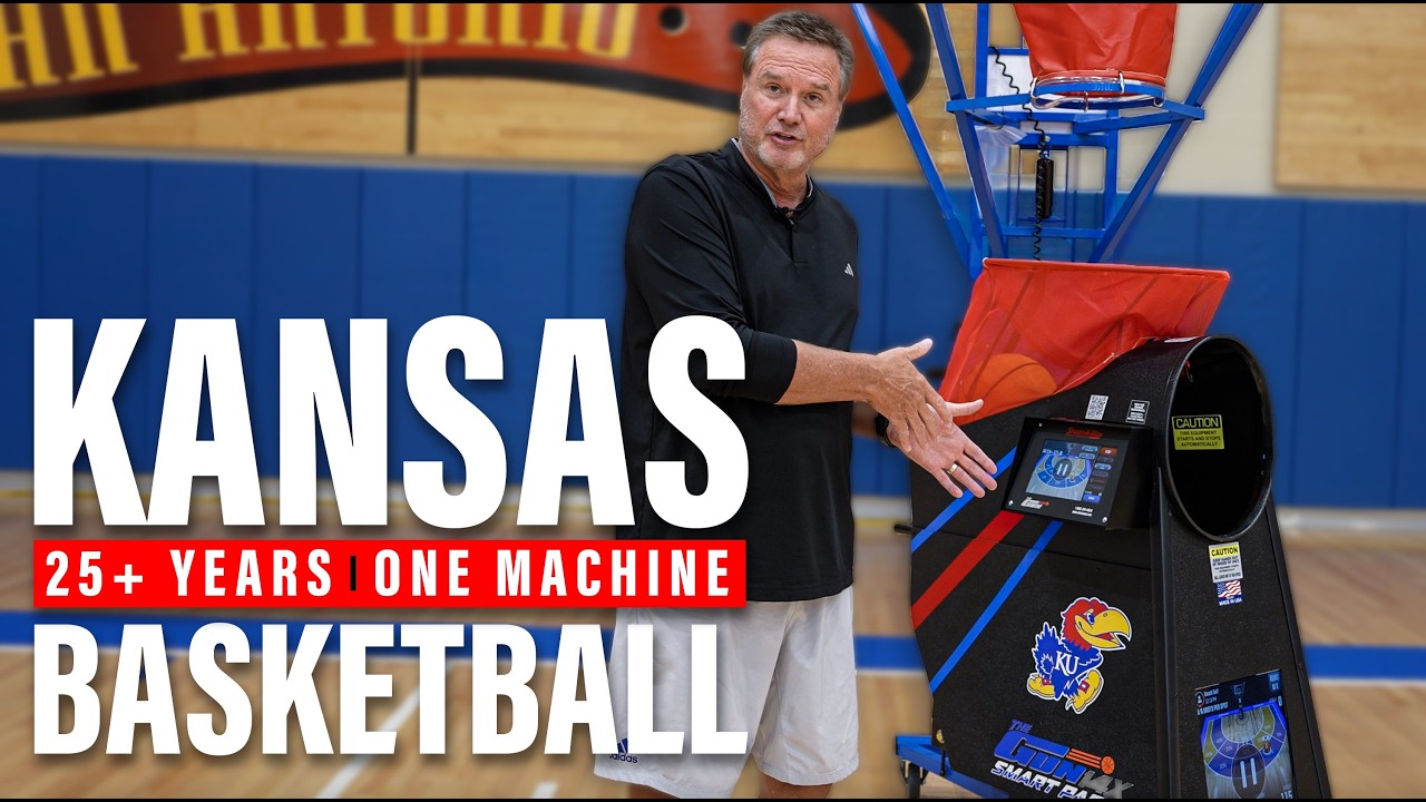 Kansas Basketball | 25+ Years with The Gun Basketball Shooting Machine ...