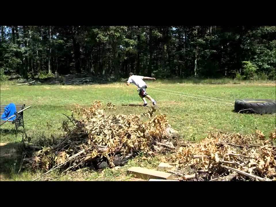 Real Anime Training Demonstrations: Tire Pull - YouTube