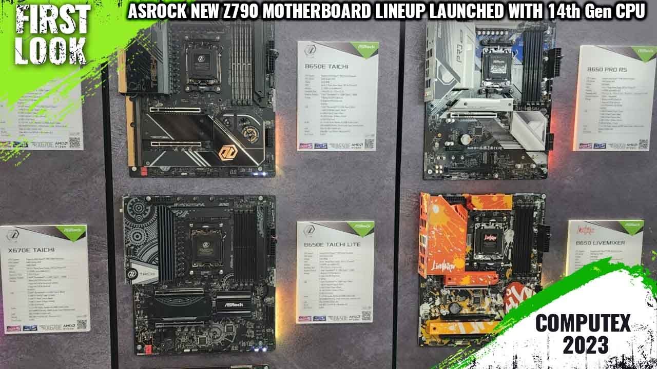ASRock Phantom Gaming Z790 Nova, Z790 RIPTIDE, Z790 LIGHTNING, Z790 ...