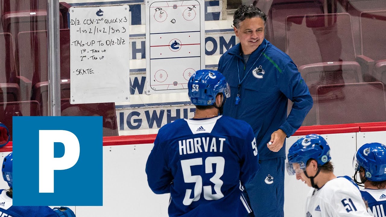 Vancouver Canucks coach Travis Green takes questions from media | The ...