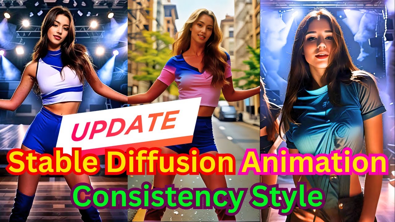 Stable Diffusion Animation Consistency Stay Still Background In AnimateDiff Workflow (Update ...