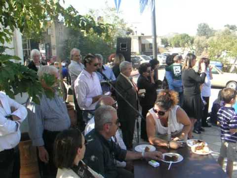Ο σύντομος χαιρετισμος του προέδρου του Συλλόγου Γεωργαλίδικων στην ...