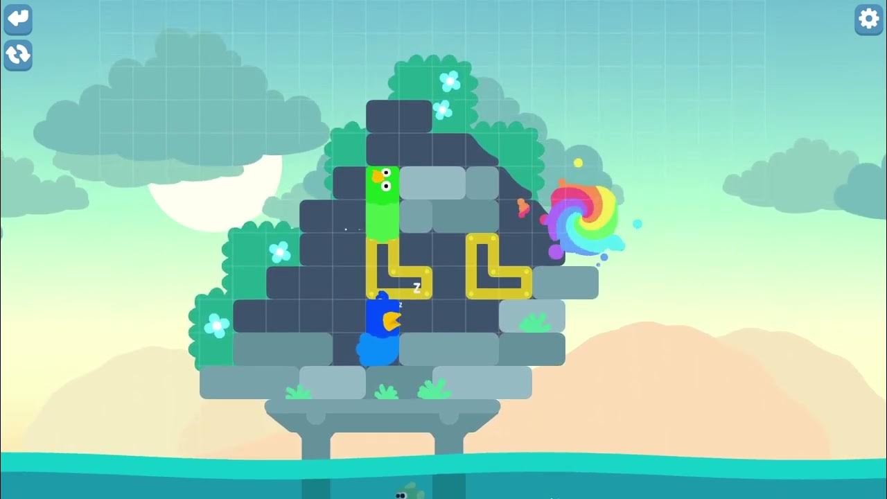 Snakebird Primer | Complete Walkthrough - Level 46 - YouTube