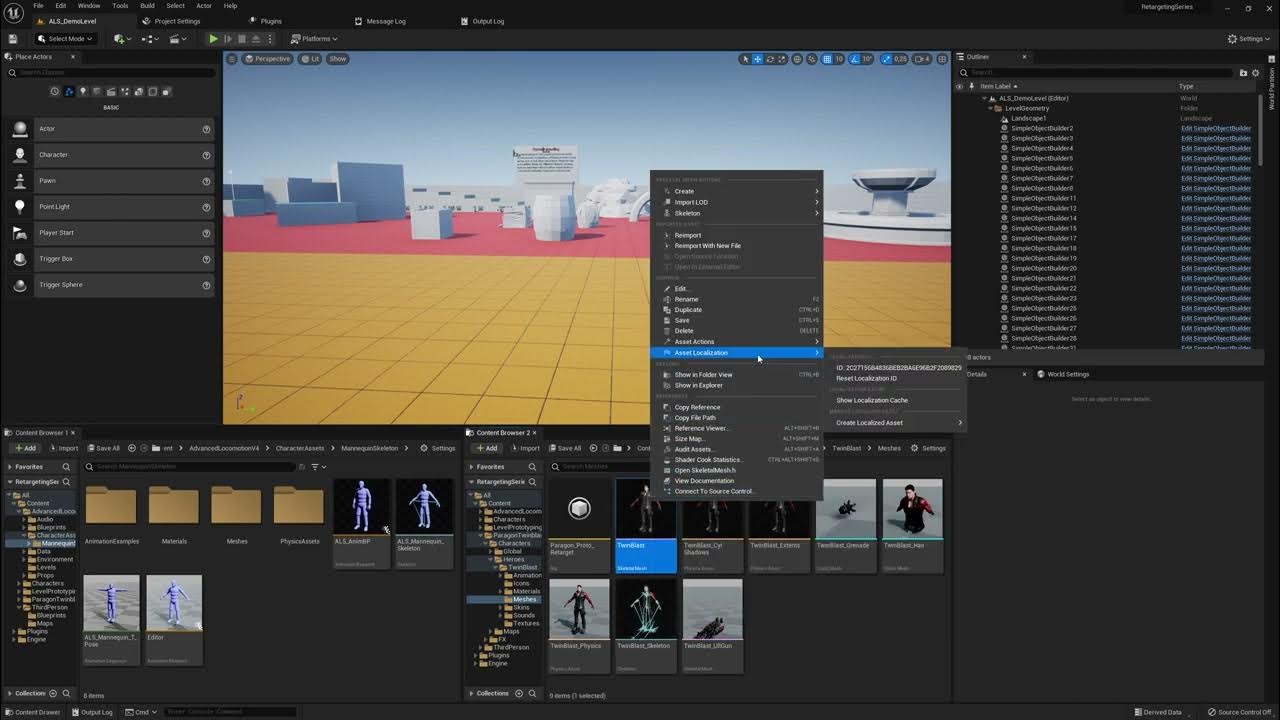 #1 Project Setup - Retarget Paragon TwinBlast to ALS - UE5 - YouTube