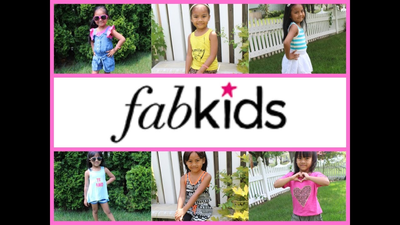 SUMMER LOOKBOOK featuring FAB KIDS - YouTube