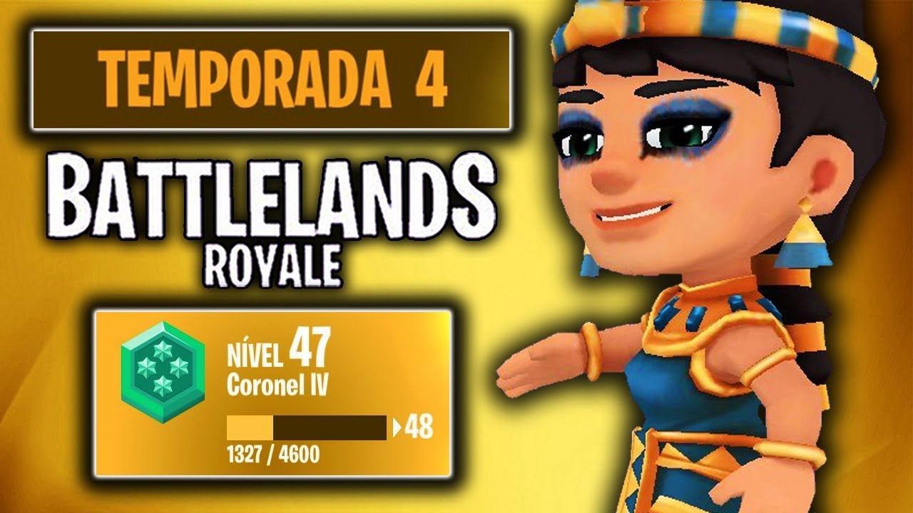 Battlelands Royale | Passe da Temporada 4 até o Nível 47 - YouTube