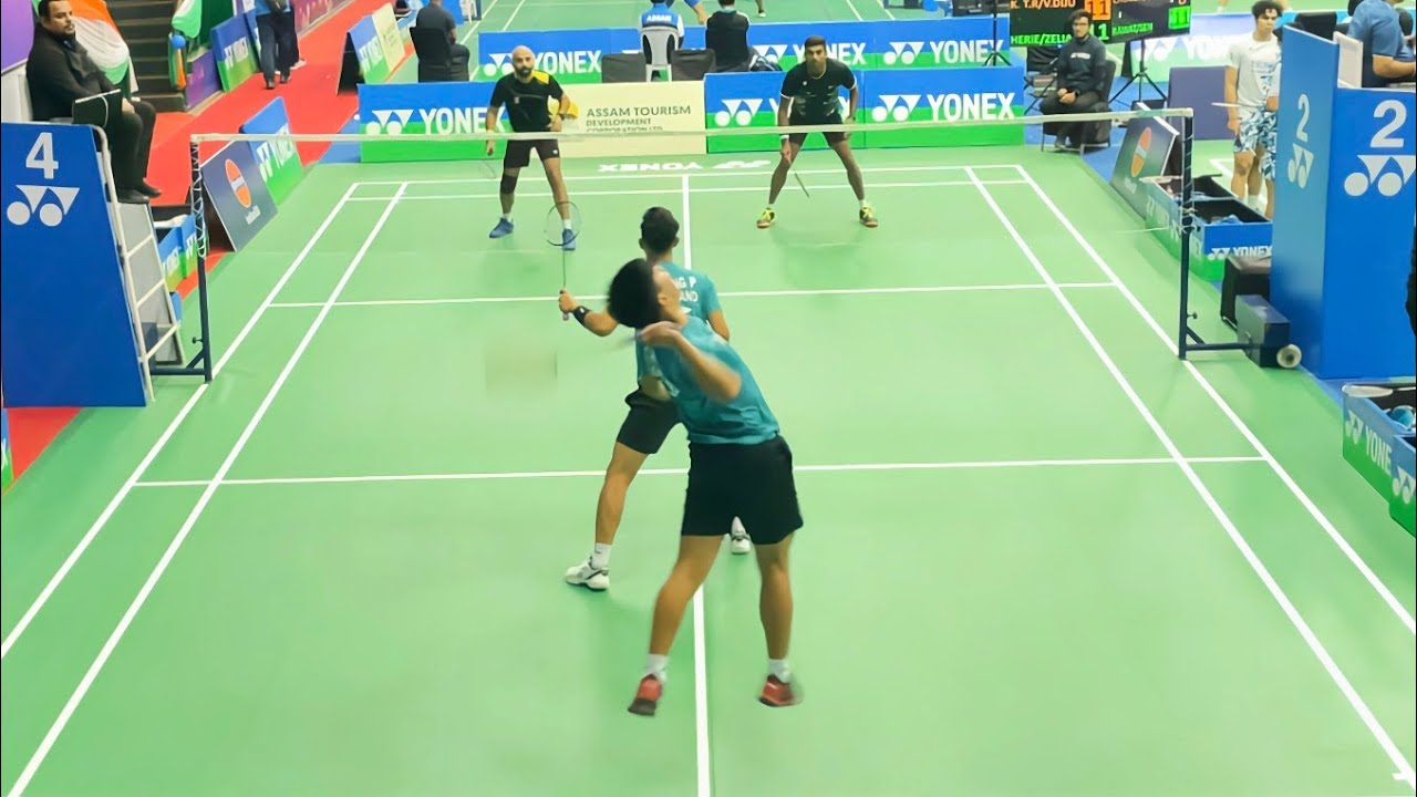 DIJU/RUPESH KUMAR V/S TEICHANG/PERAMRISI SENIOR NATIONAL BADMINTON ...