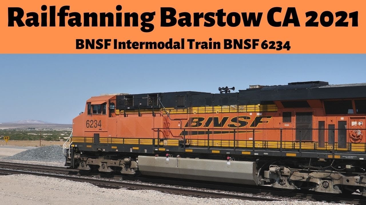 BNSF Intermodal Train BNSF 6234 - YouTube
