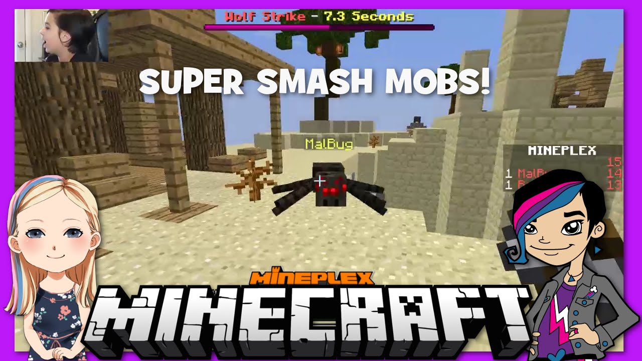 Minecraft - Super Smash Mobs with MalWeb on the Mineplex Server - YouTube